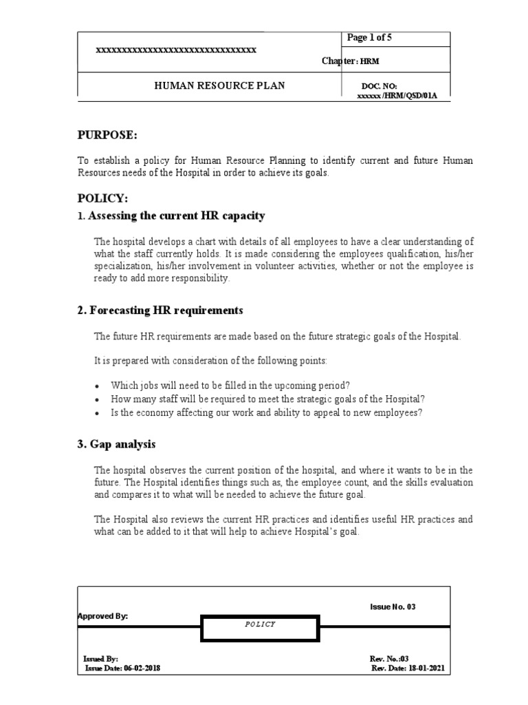 HR Policy | PDF | Human Resource Management | Employment