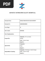 Extra Duty Form for Life Care Hospital | PDF