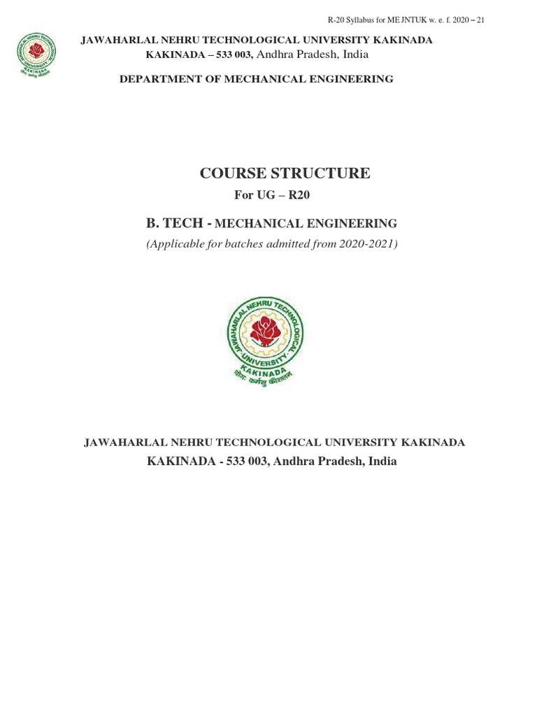 Me - 2-2 Sem Cs & Syllabus - Ug - r20 | PDF