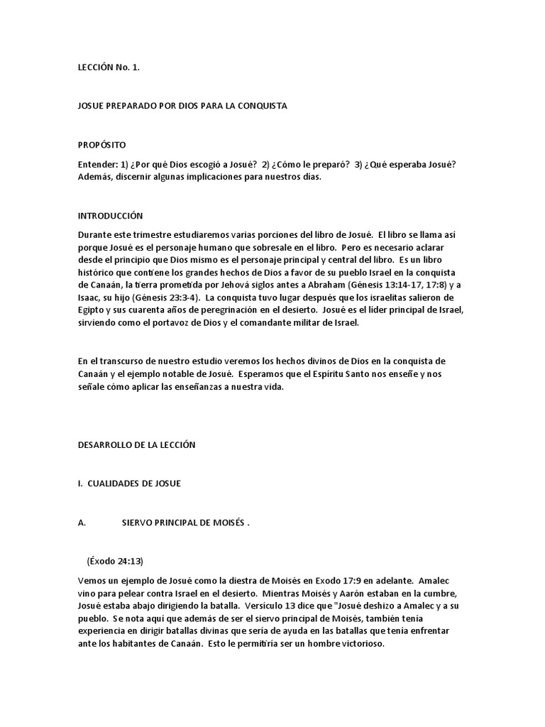 Estudio Sobre El Libro de Josué | PDF | Joshua | Arca de la Alianza