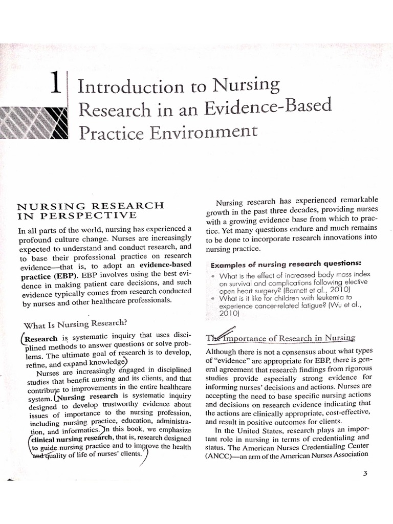 Introduction To Nursing Research | PDF