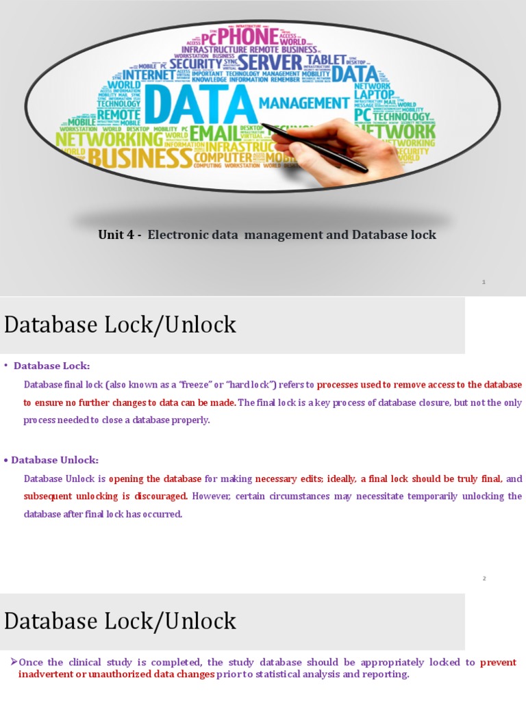 Data Management - Unit 4 | PDF | Databases | Electronic Data Interchange