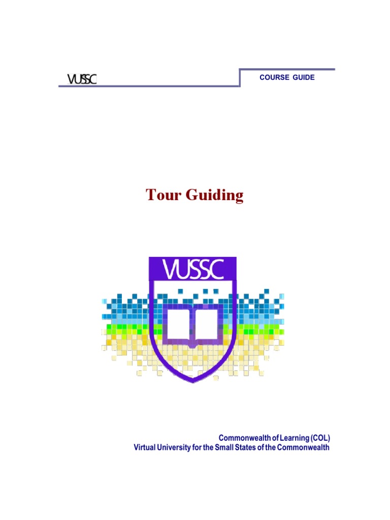 Tour Guiding: Course Guide | PDF | Tourism | Gross Domestic Product