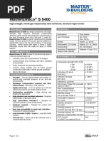 Basf Masteremaco S 488 v1 Tds | PDF | Corrosion | Concrete