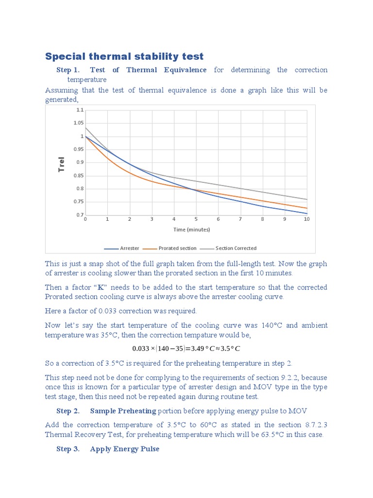 Special Thermal Stability Test | PDF | Electronics | Quantity
