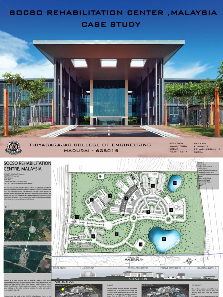 Socso Rehabilitation Center - Case Study | PDF