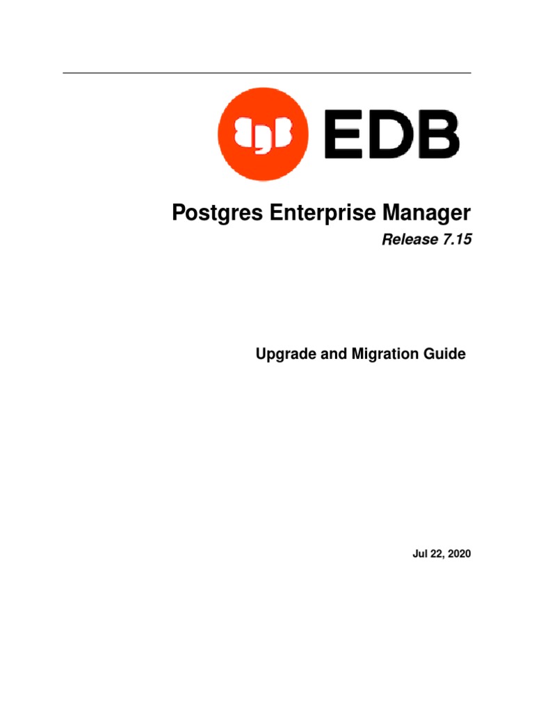 Edb Pem Upgrade | PDF | Postgre Sql | Computing