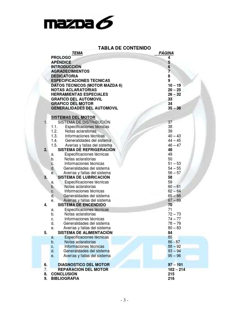 Mazda L8-LF-L3 Engine | PDF | Máquinas | Tecnología de vehículos