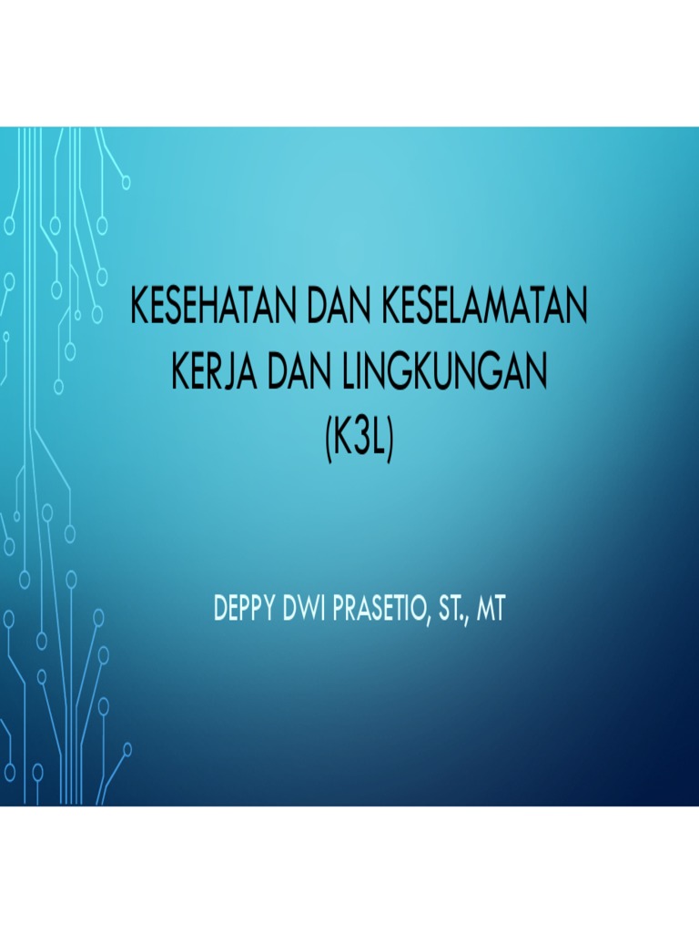 Materi 4 PPT K3L | PDF