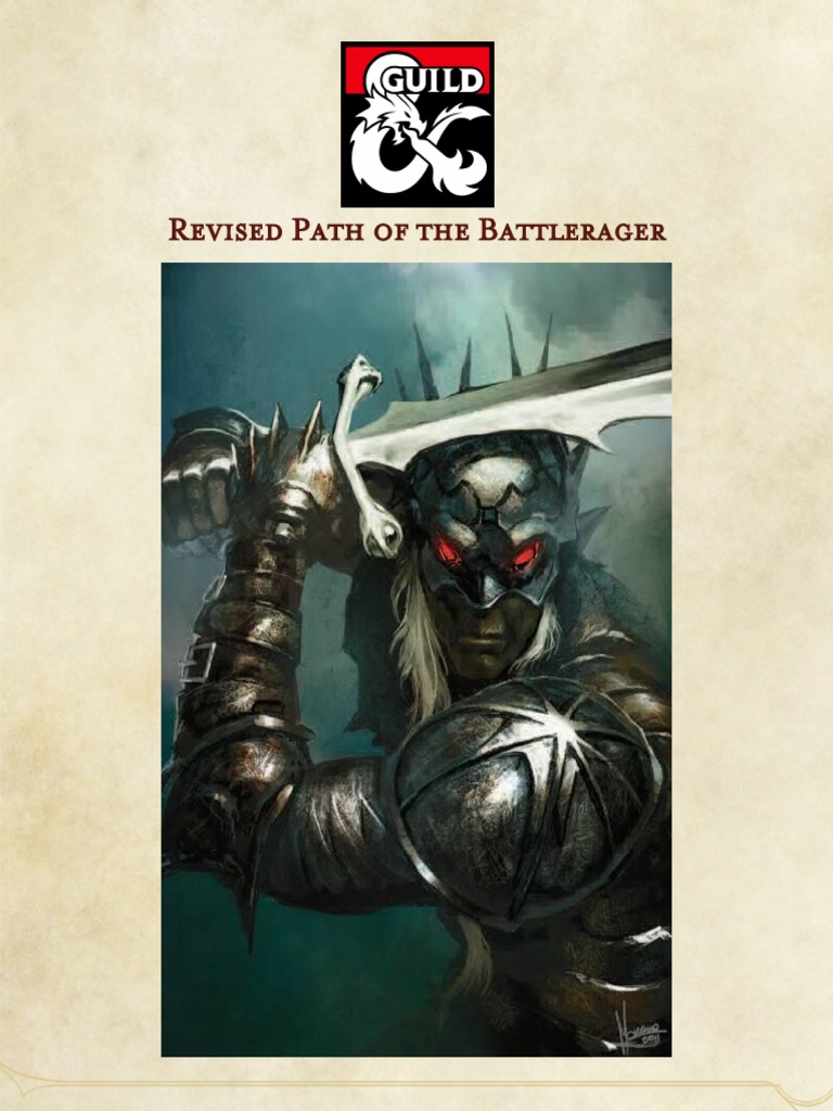 Revised Battlerager Path Features | PDF | Tabletop Games | Role Playing ...