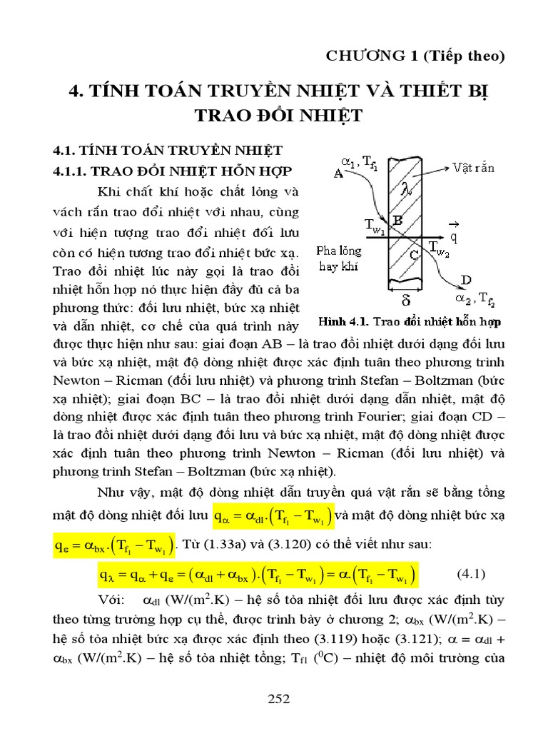 Tom Tat-4. Tinh Toan Truyen Nhiet (Phan 1) | PDF
