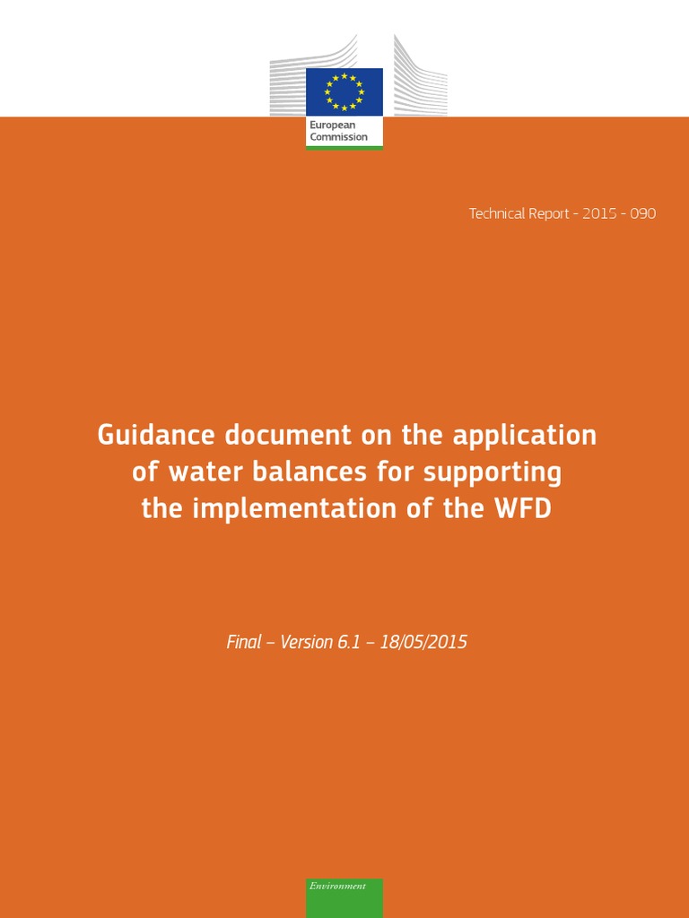 Guidance No 34 - Water Balances Guidance (Final Version) | PDF ...