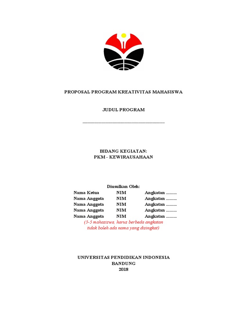 Template PKM K | PDF | Bisnis | Seni