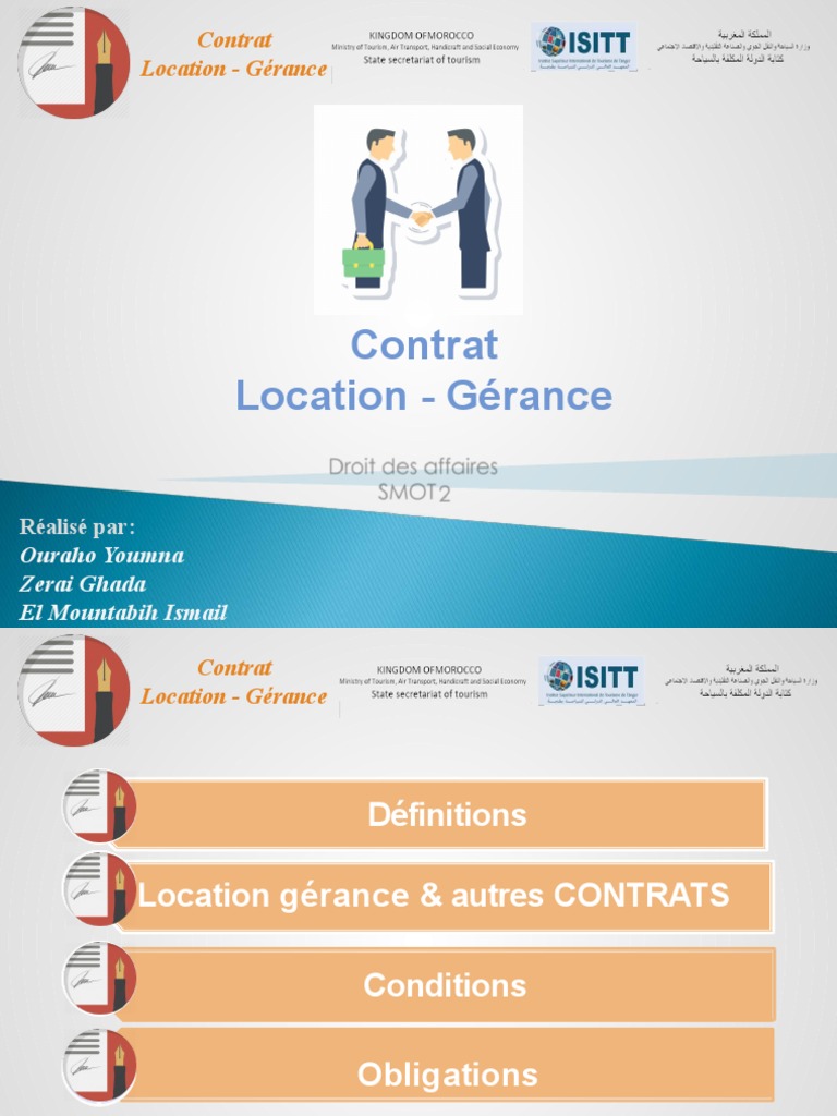contrat de location gérance | PDF contrat de location gérance | PDF