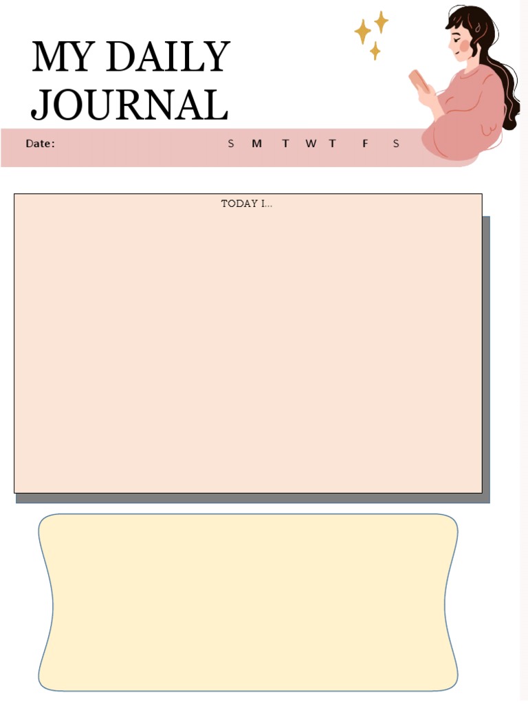 MY DAILY JOURNAL Templates | PDF | Teachers | Behavior Modification