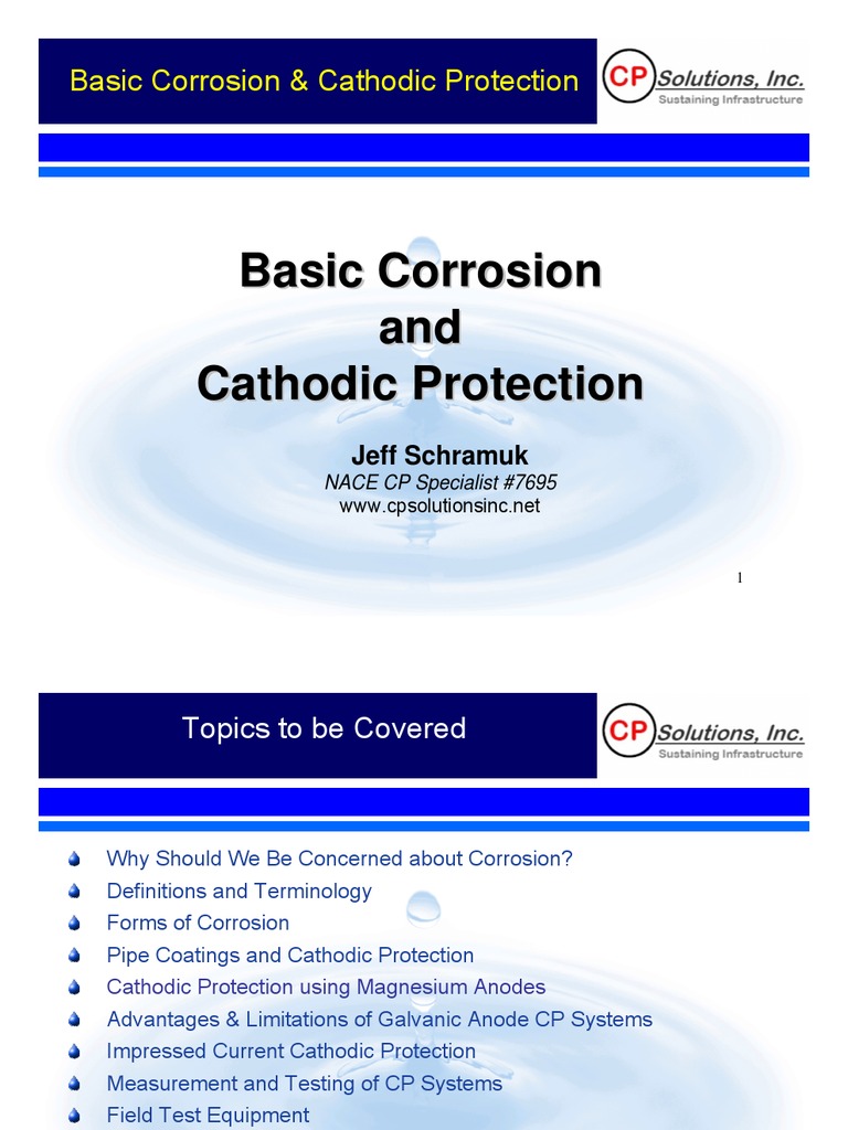 Basic Corrosion CP | Download Free PDF | Corrosion | Anode
