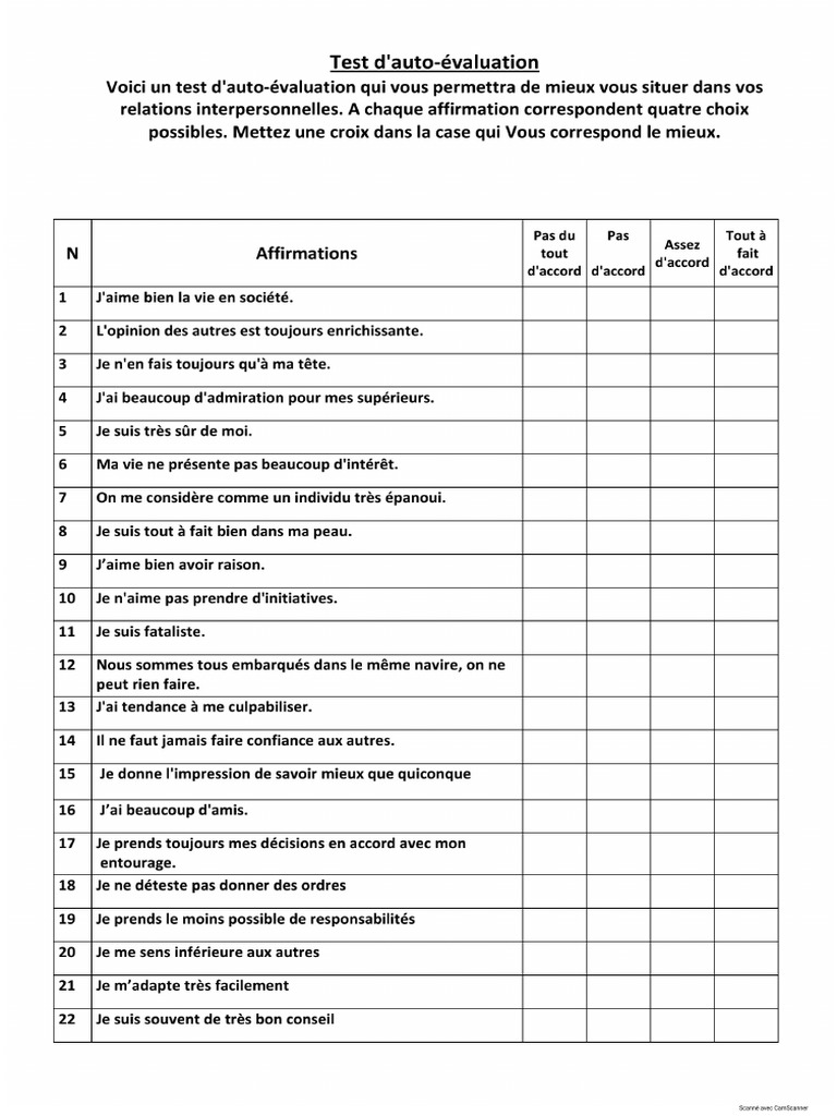 Test-position-de-vie- | PDF