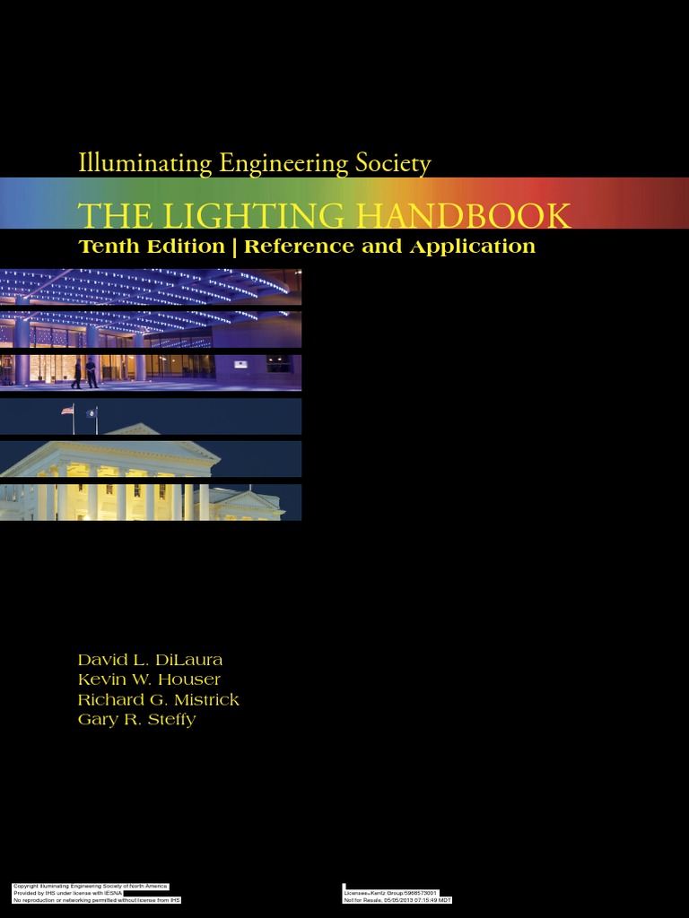 IESNA Tenth Edition | PDF | Electromagnetic Radiation | Lighting