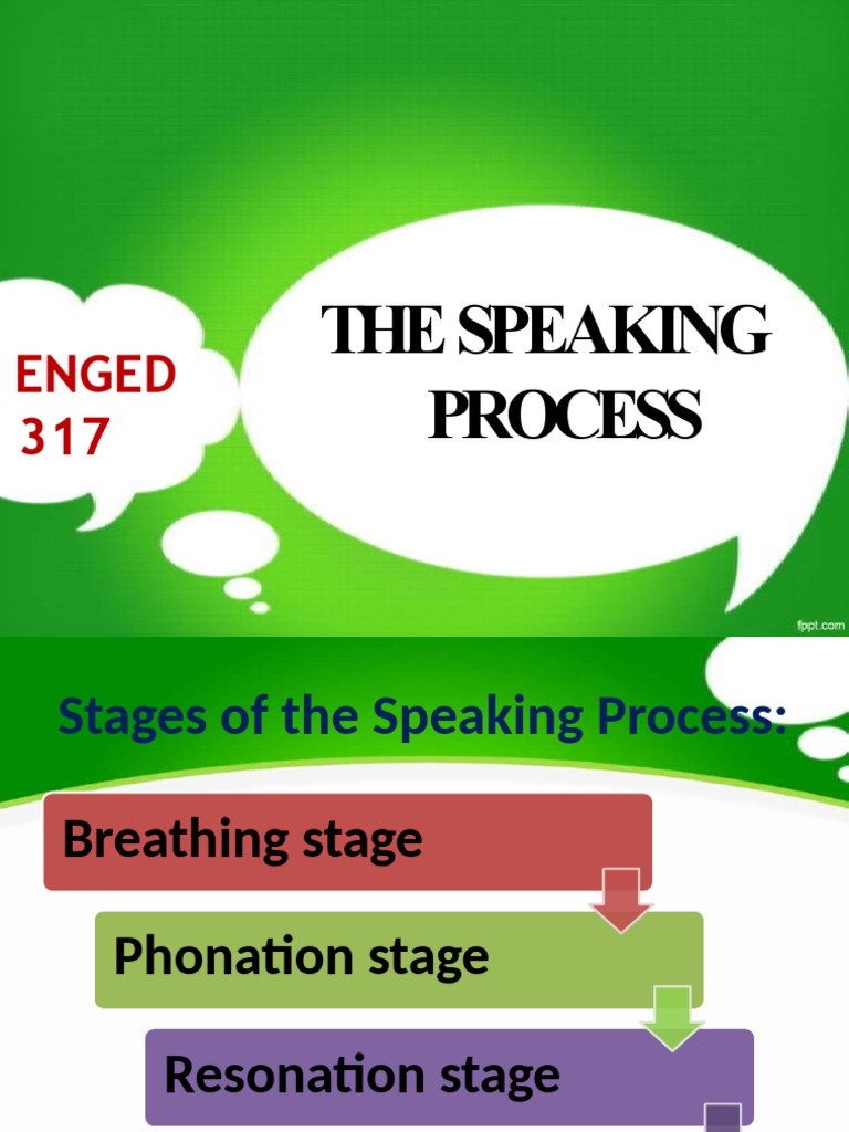 The Speaking Process: Enged 317 | PDF | Breathing | Human Nose