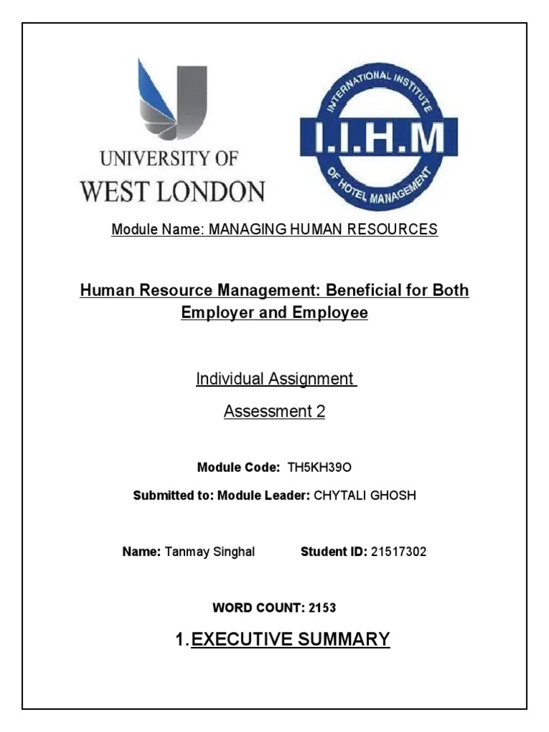 Uwl MHR Assessment 2 Final Submission | PDF | Motivation | Motivational