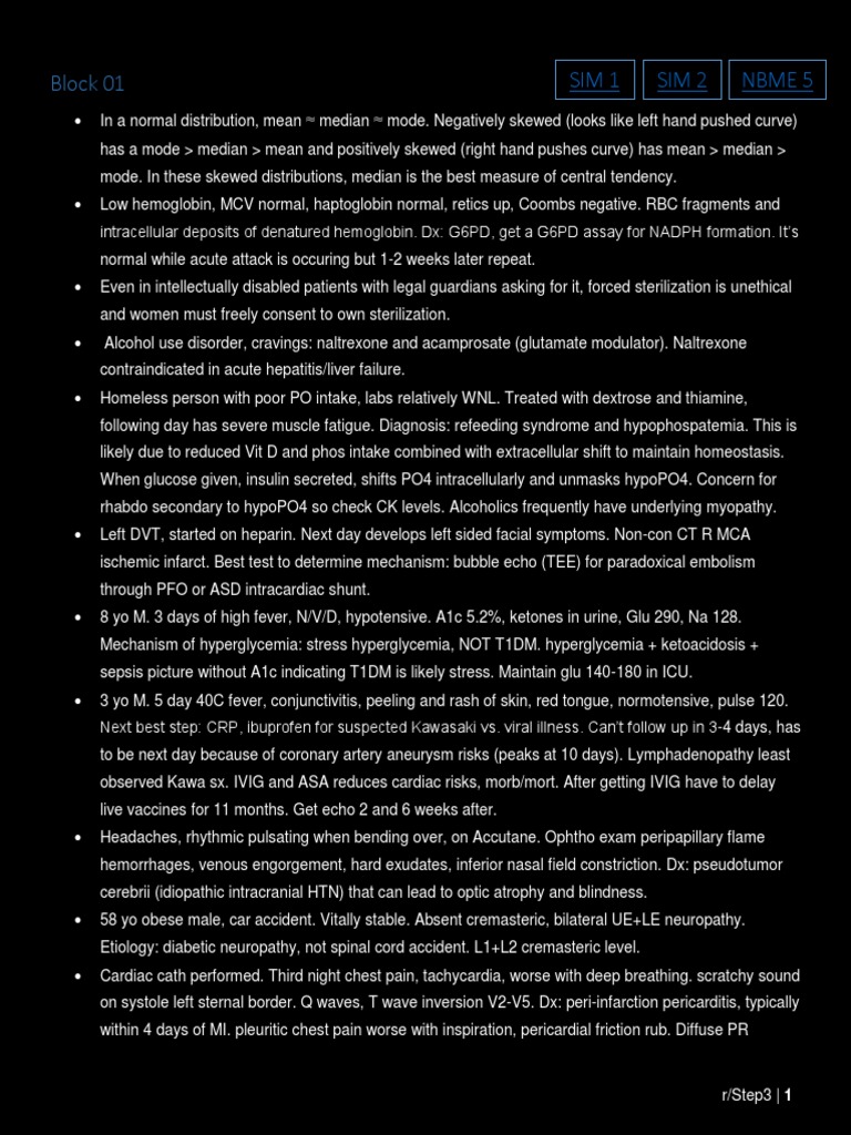 UWorld Step 3 DARK | PDF | Heart | Diagnosis Of Hiv/Aids