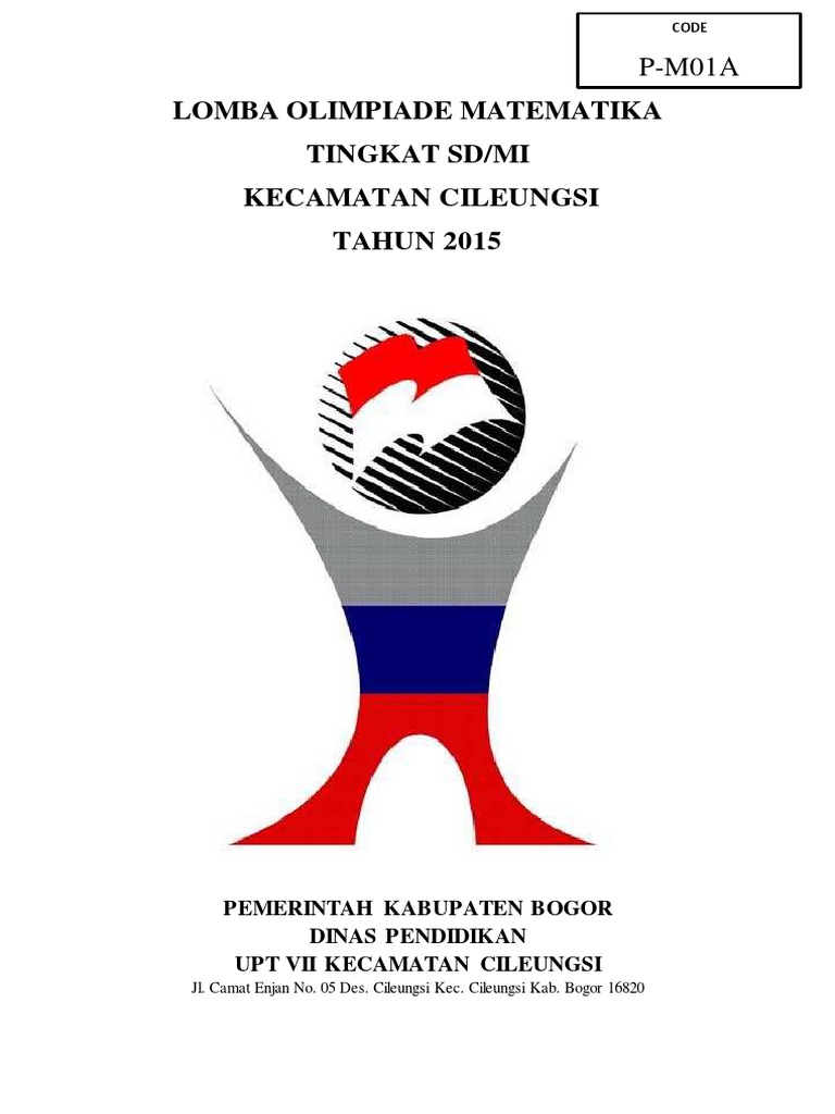 Soal Lomba OSN Matematika SD Tingkat Kec | PDF
