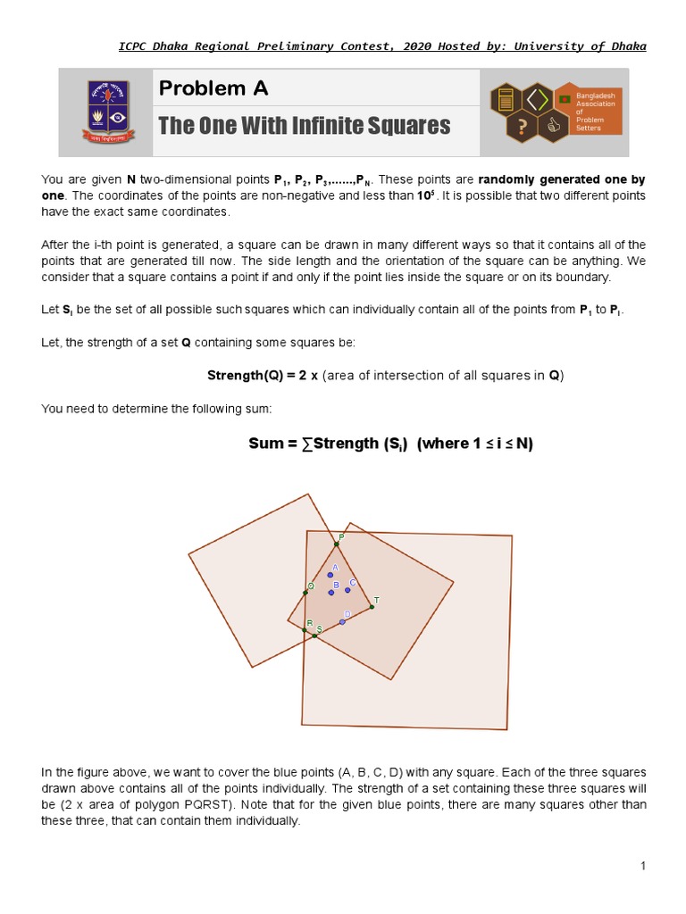 Problemset - ICPC Dhaka Preliminary 2020 | PDF | Mathematics