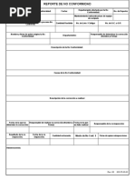 Ejemplo de Un Formato de Reporte de No Conformidad (RNC) | PDF