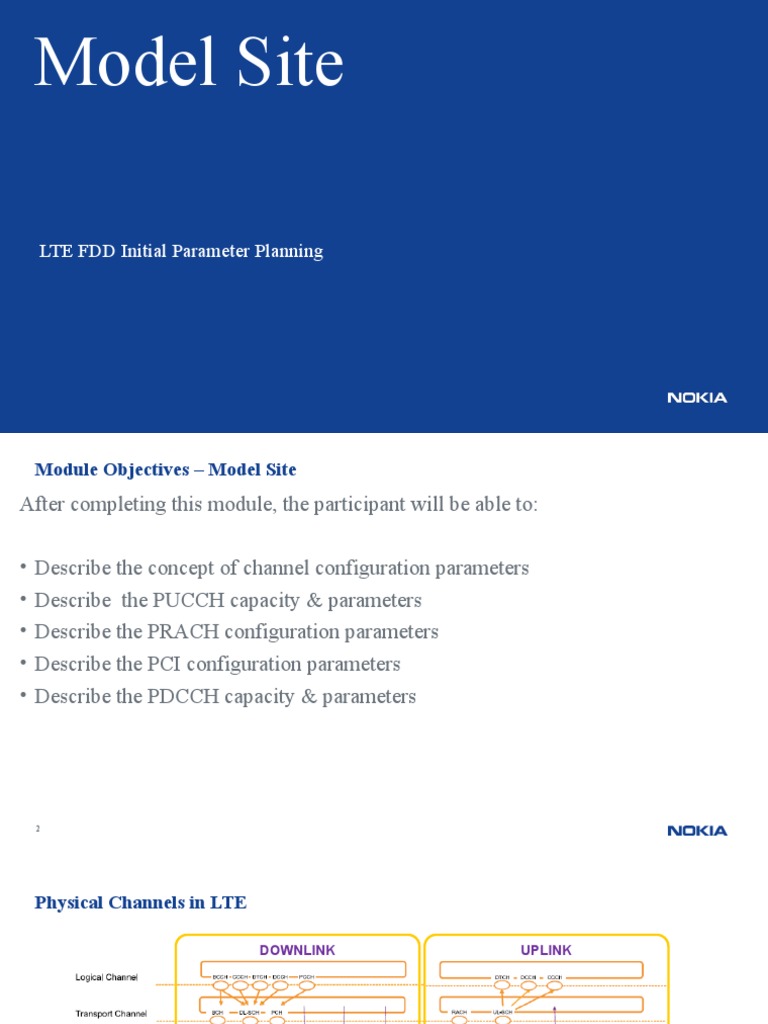 Model Site Initial Parameter Planning | PDF | Information And Communications Technology | Wireless