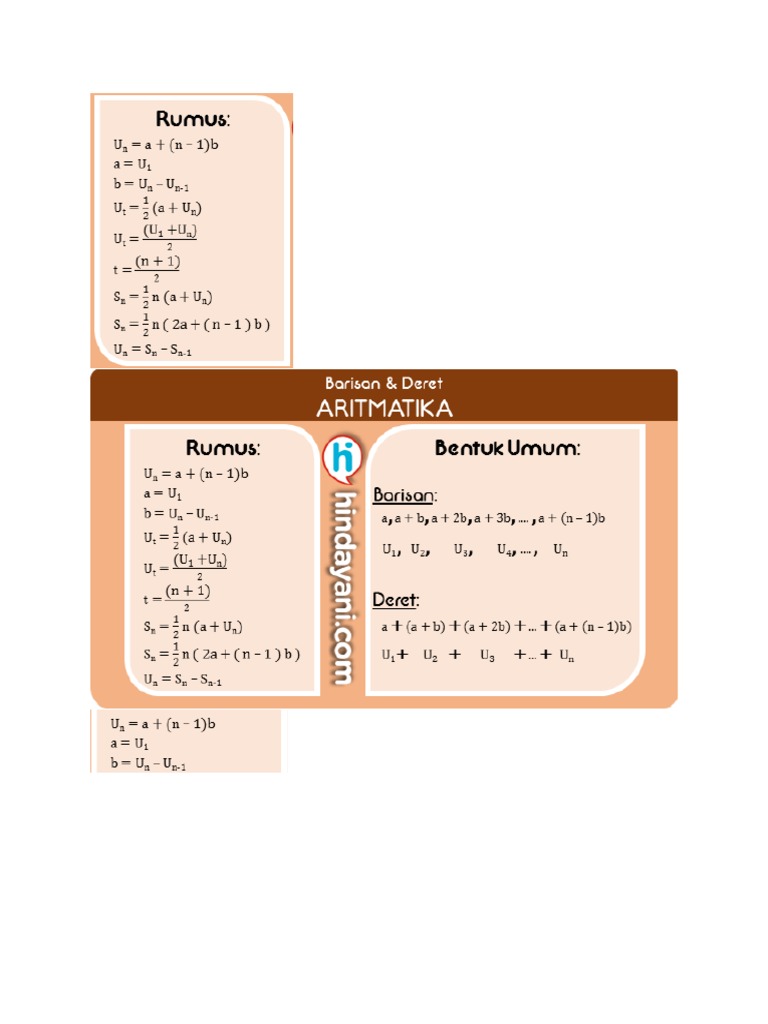 Rumus Aritmatika | PDF