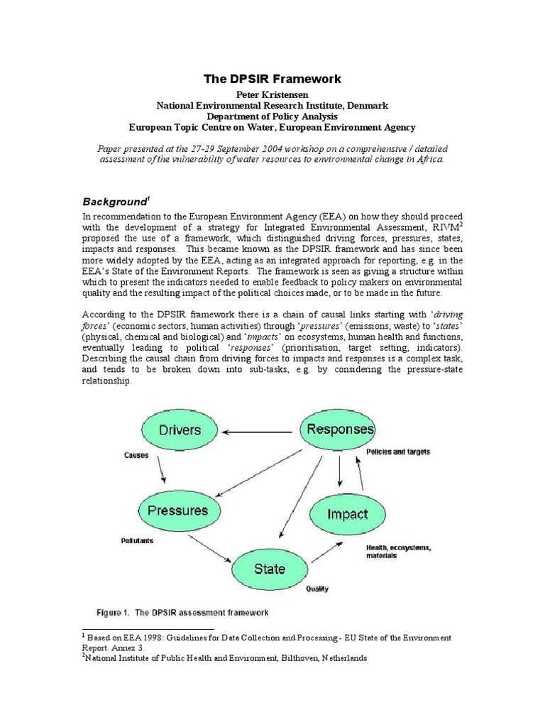 DPSIR Framework | PDF | Eutrophication | Water