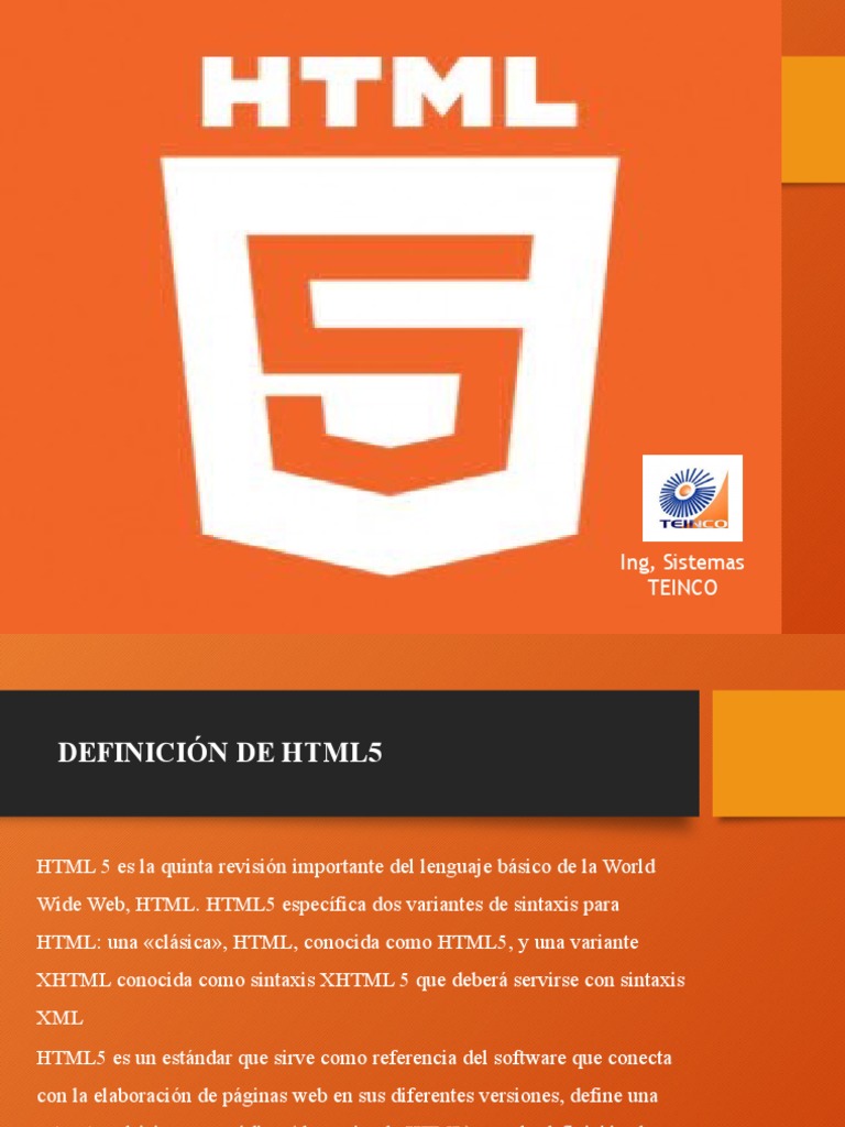 HTML5 Taller | PDF | HTML | HTML5