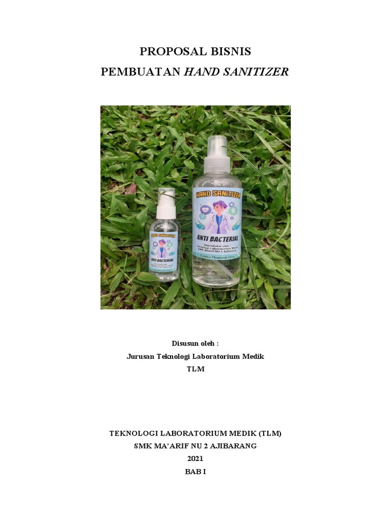 Proposal Hand Sanitizer | PDF