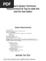 Test Instruction | PDF | Technology & Engineering