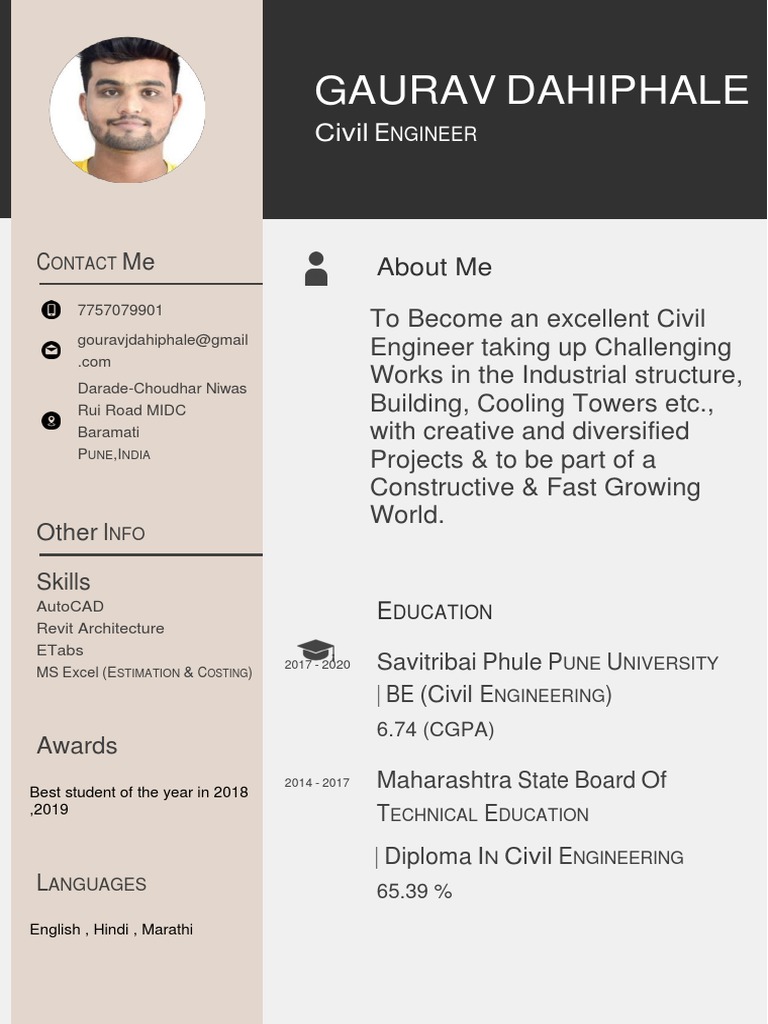 Gaurav Resume | PDF | Economic Sectors | Engineering