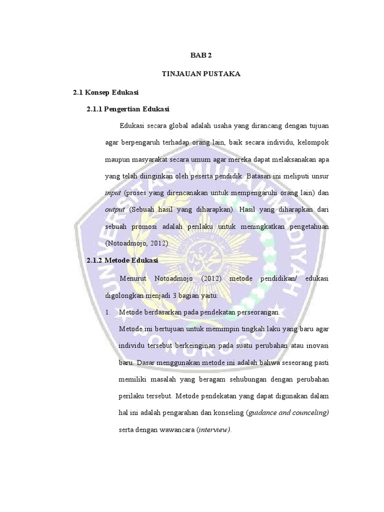 BAB 2 Edukasi | PDF | Karier & Perkembangan | Ilmu Sosial