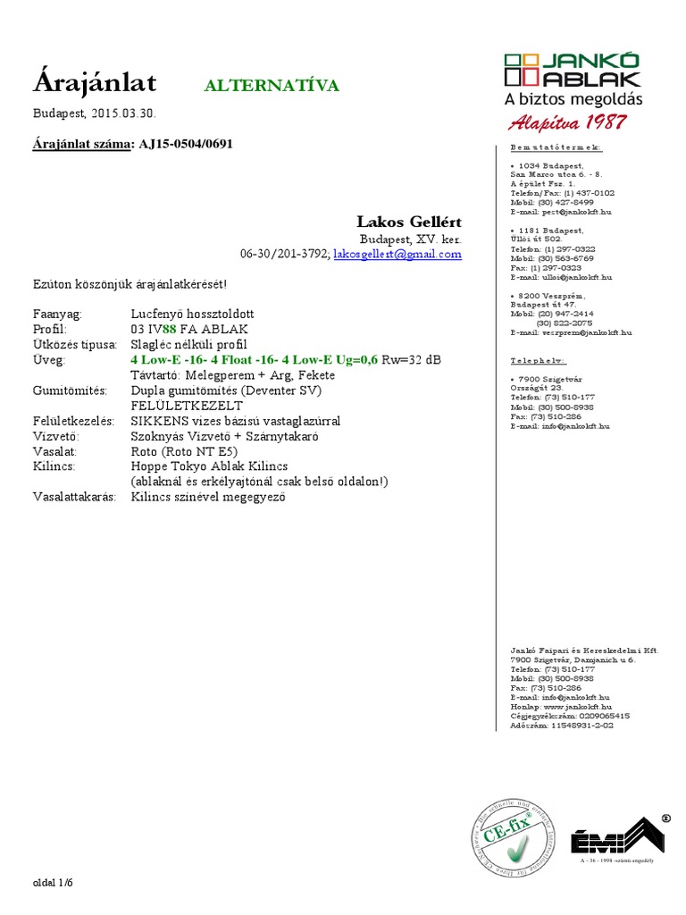 Lakos G150330 - 1 | PDF