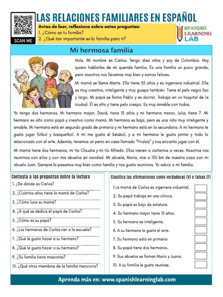 La Familia Lectura | PDF