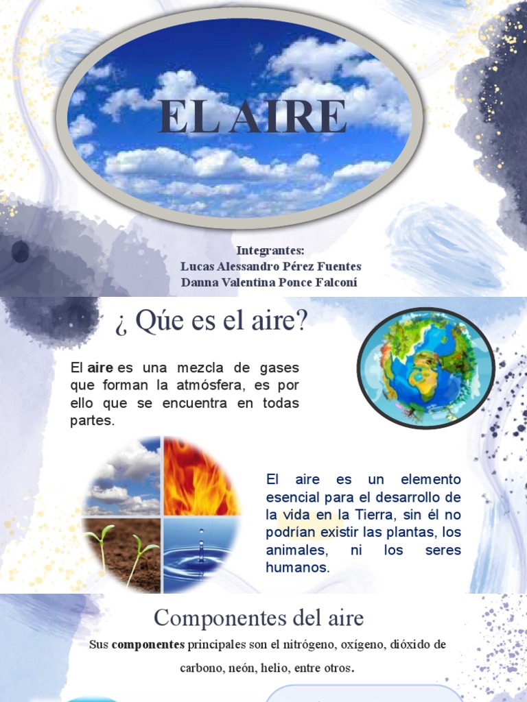 El Aire - Exposición Ciencia | PDF | Atmósfera de tierra | Oxígeno