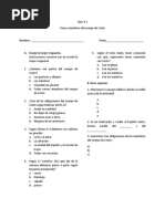 Examen Catecismo | PDF | Confirmación | eucaristía