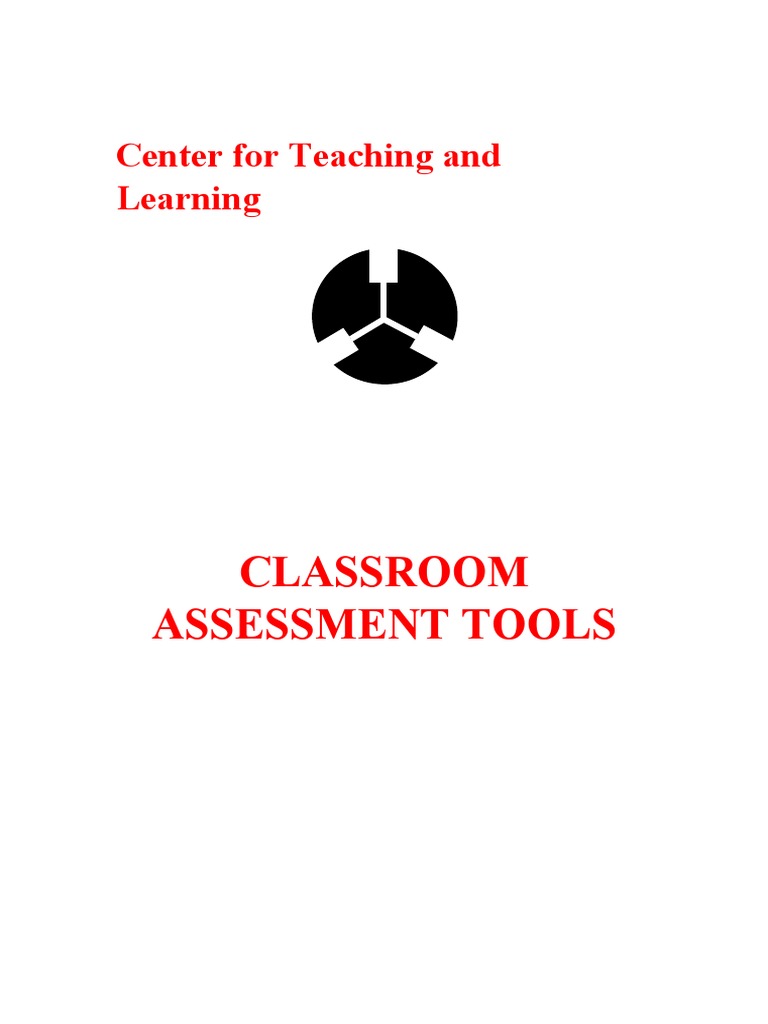 Classroom Assessment Tools Overview | PDF | Educational Assessment ...