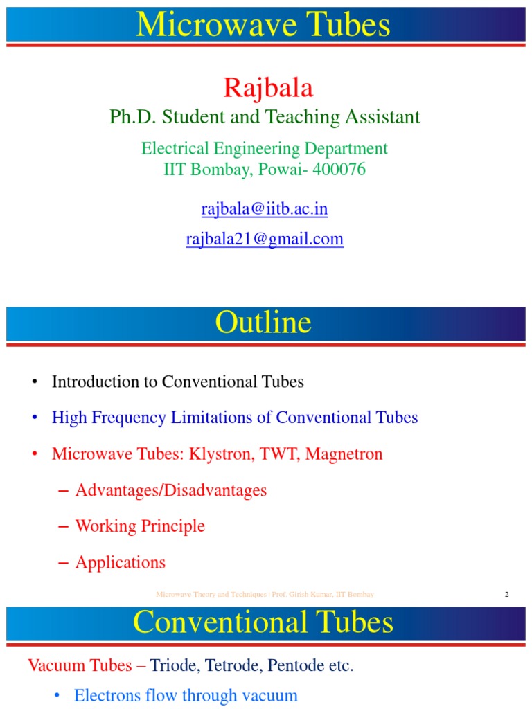 L38-Two Cavity Klystron | PDF | Vacuum Tube | Amplifier