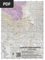 Peta Jalur Pendakian Gunung Gede-Pangrango | PDF