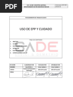 Programa de Protección Personal EPP | PDF | Riesgo | Salud y bienestar