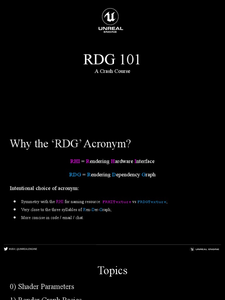 RDG 101 - A Crash Course | PDF