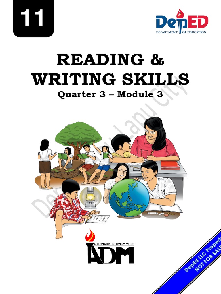 Reading & Writing Skills: Quarter 3 - Module 3 | PDF | Learning | Definition