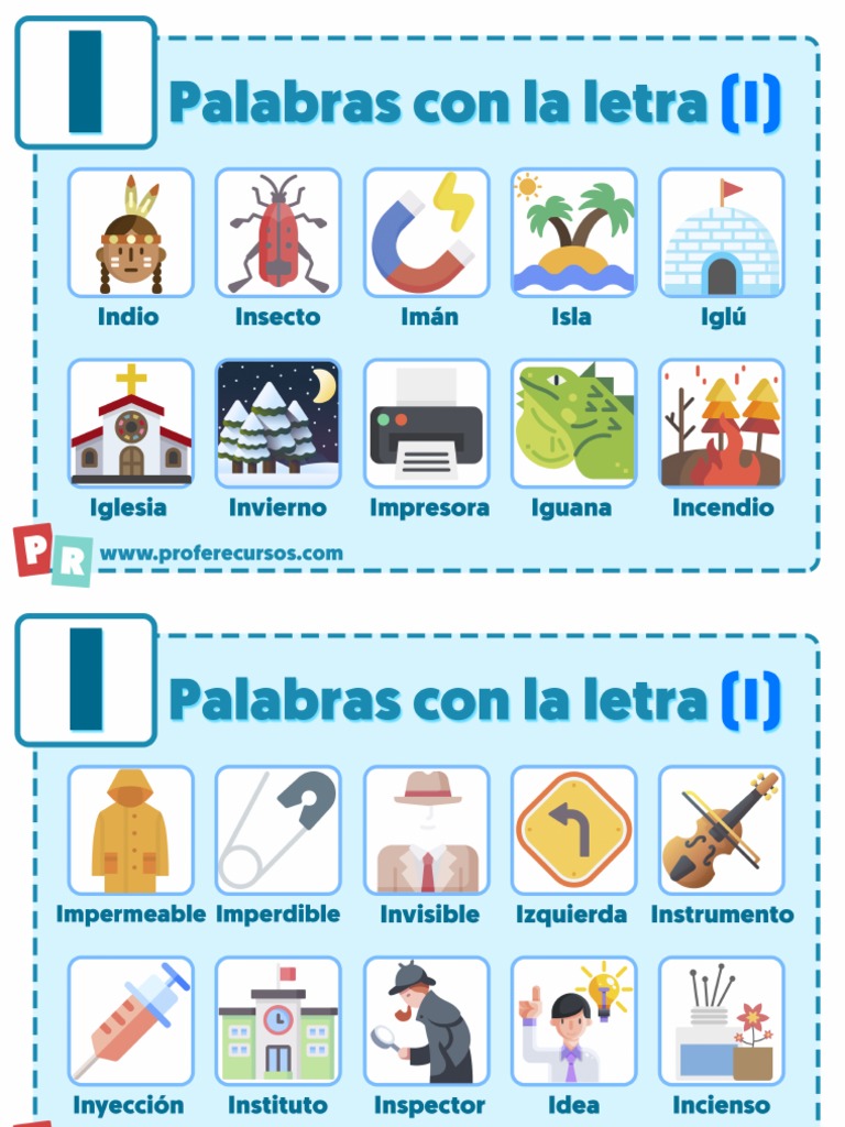 Palabras Con I | PDF