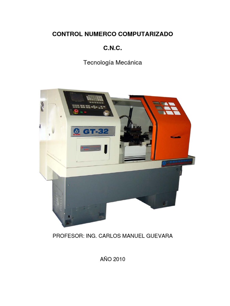 Curso de CNC: Panel GSK980TD | PDF | Control numerico | Herramientas
