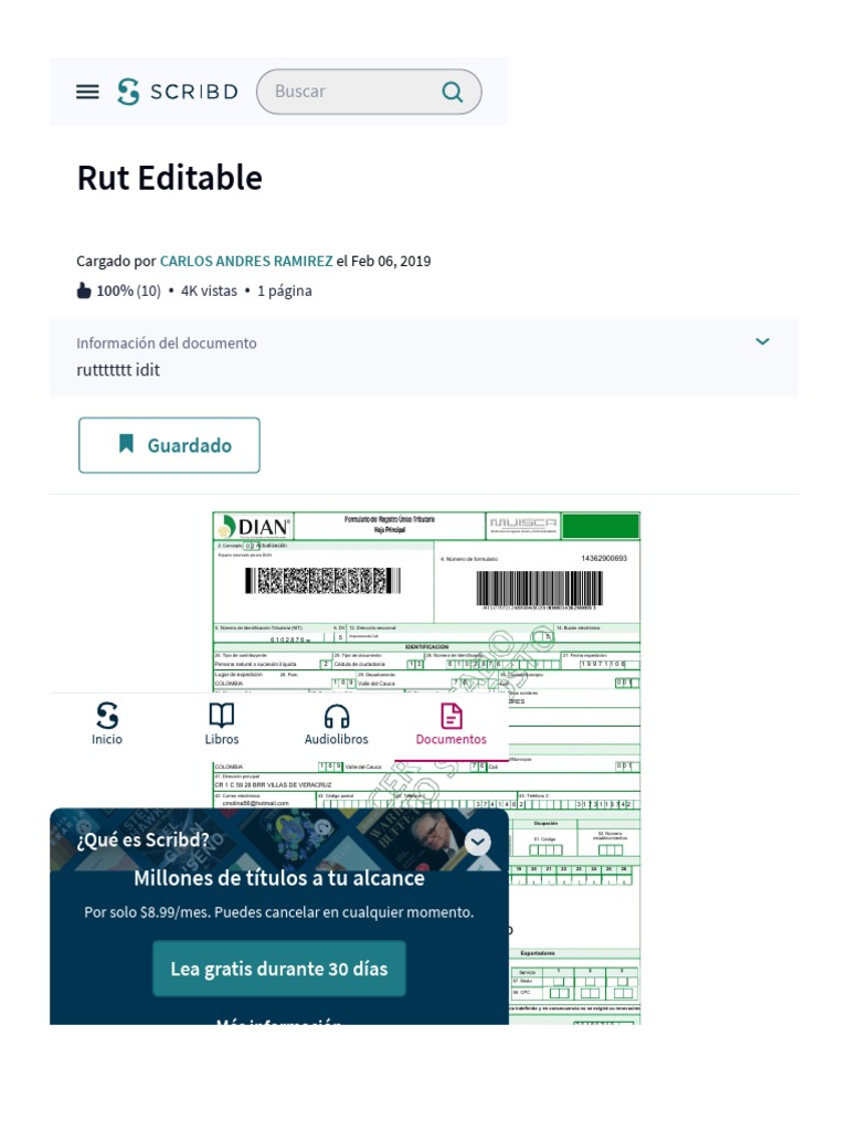 Rut Editable - PDF | PDF