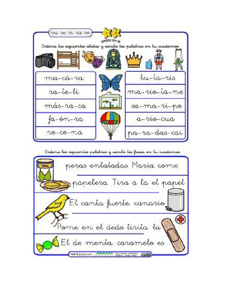 Tarea Palabras Con Ere. 2 | PDF
